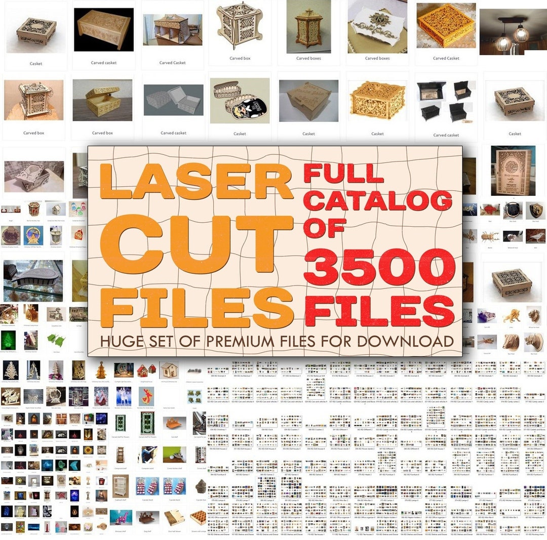 3500 Laser Cut Files, Patterns for Laser, Vector Files for Cnc, Vector ...