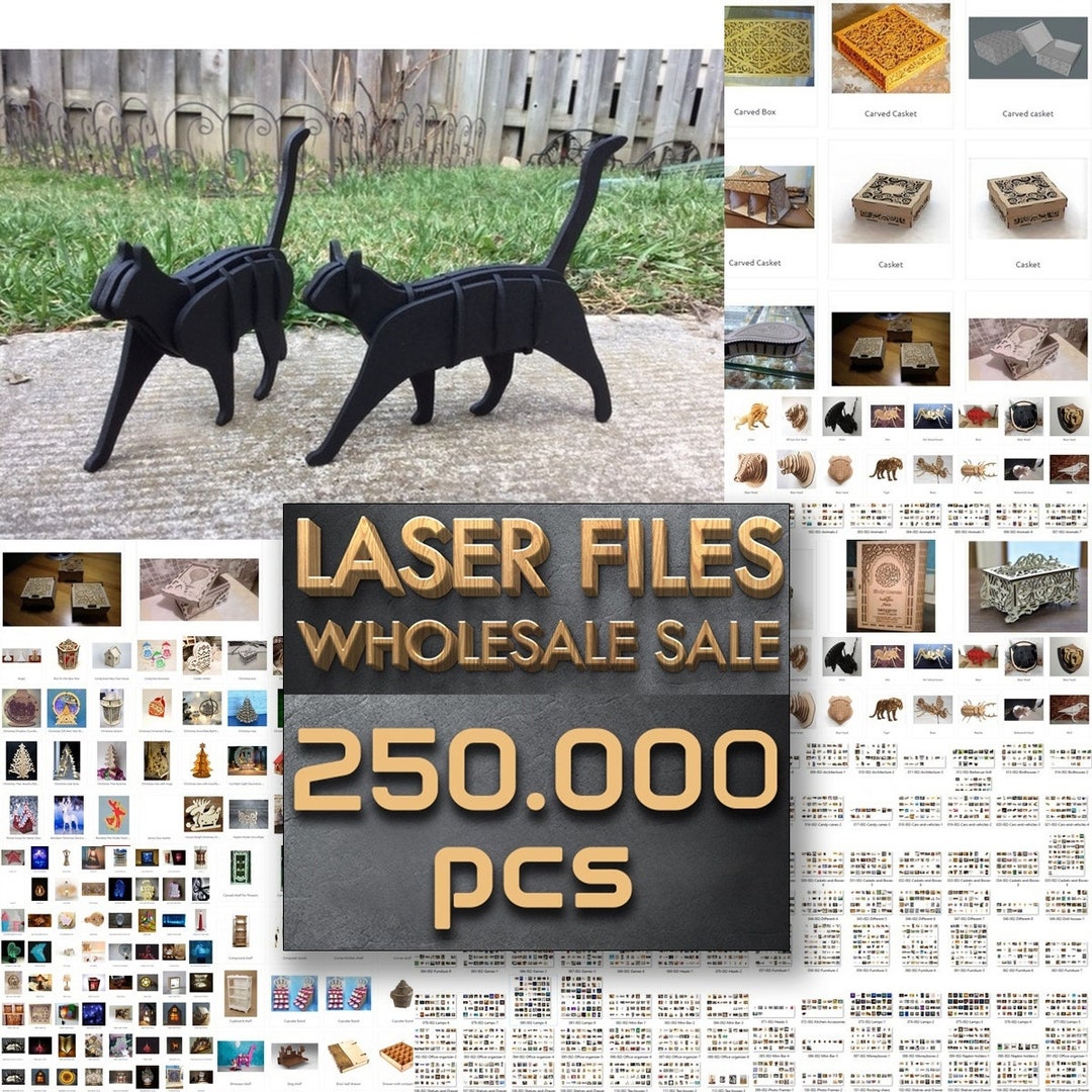 250,000 Laser Cut Files, Laser Cut Vector, Vector Model, for Wood, Wood ...