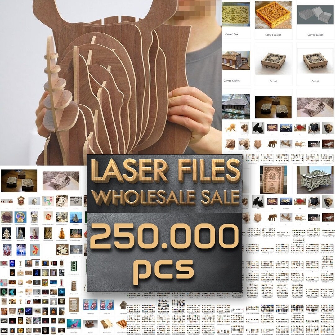 250,000 Laser Cut Files, Laser Cut Files, Vector Model, Decorations ...