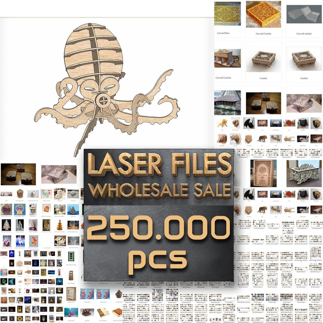 250,000 Laser Cut Files, Laser Cut, Vector Model, Files for Cnc, Laser ...