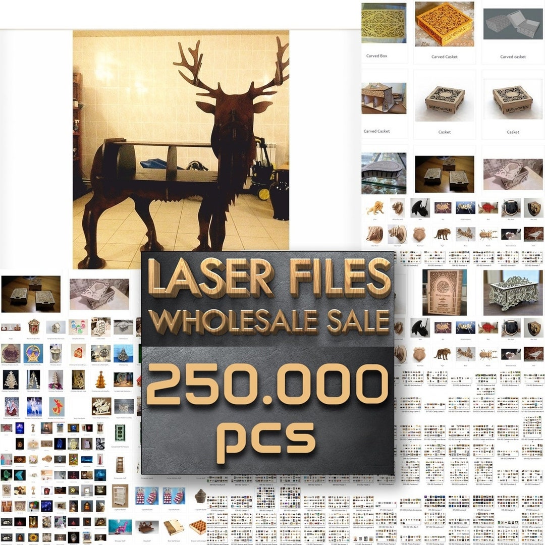 250,000 Laser Cut Files, Laser Cut Vector, Vector Model, Template for ...