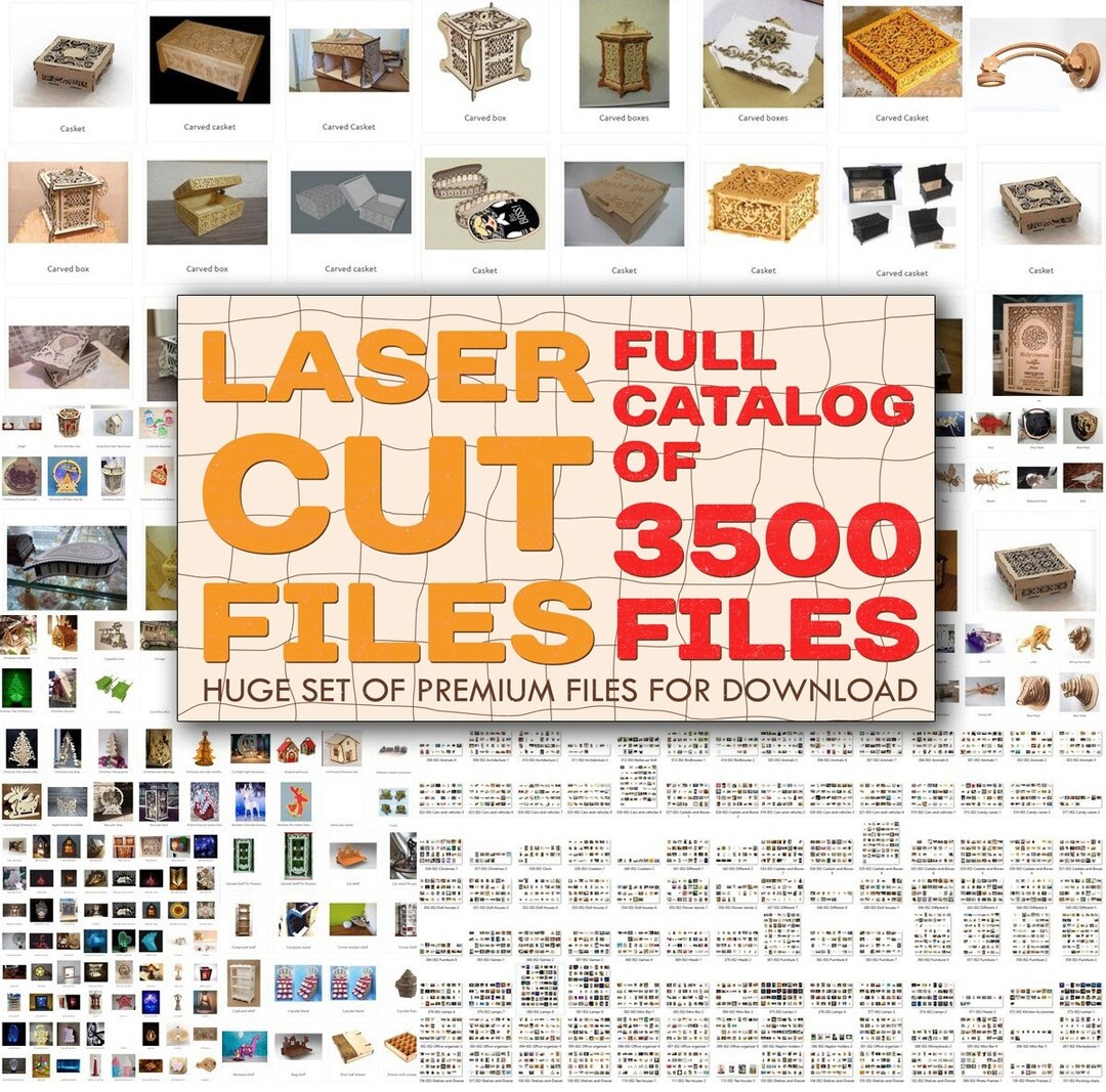 3500 Laser Cut Files, Plan for Cnc, Vector for Cnc, Vector File Cnc ...
