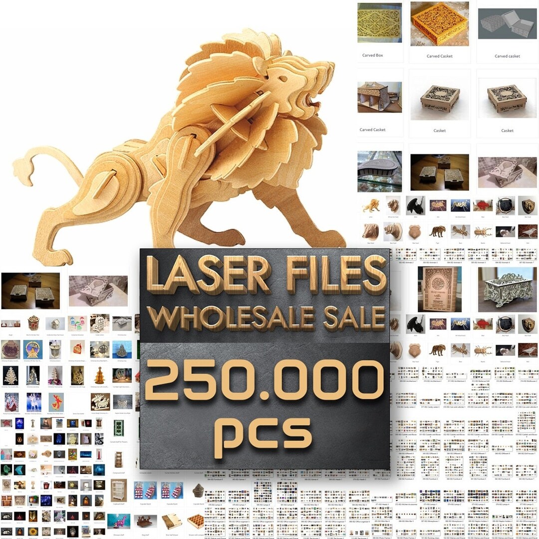 250,000 Laser Cut Files, Laser Cut File, Vector Model, 3d Puzzle Files ...