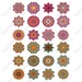 Bohemian Mandala Clipart Set SVG PNG, Colorful Geometric Art, Boho ...