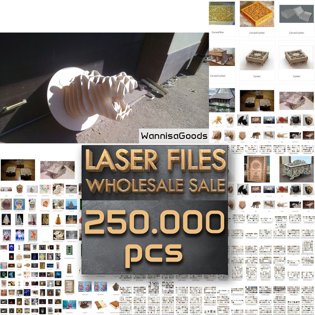 250,000 Laser Cut Files, Laser Cut File, Vector Model, Cut File ...