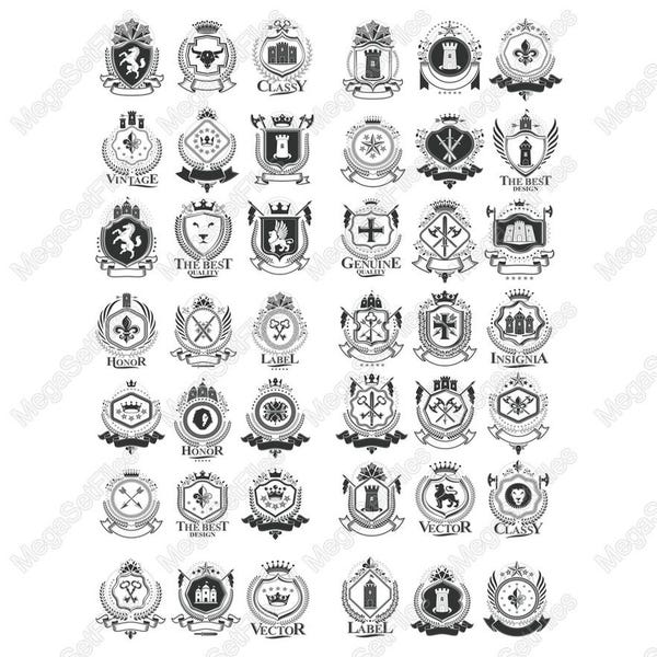 Heraldic Crest - Etsy