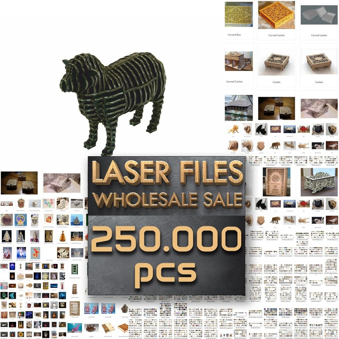 250,000 Laser Cut Files, Laser Cut Files, Vector Model, Corel Draw ...