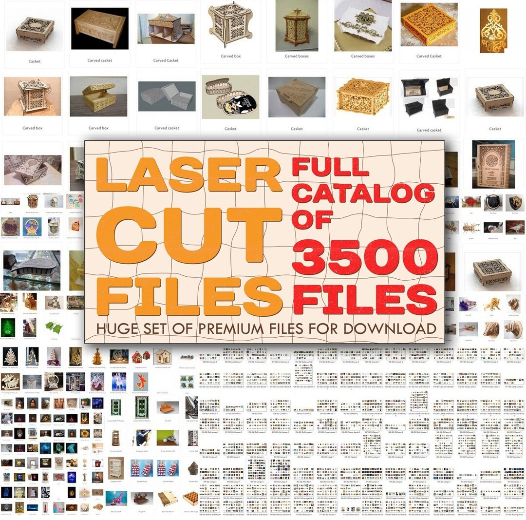 3500 Laser Cut Files, Cdr, Dxf Files for Laser, Lasercut Files, Cnc ...