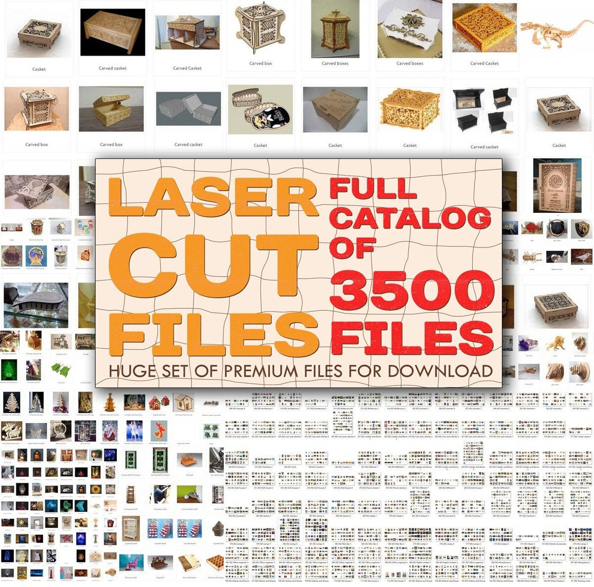 3500 Laser Cut Files, Dxf Cdr, Cutting Laser, Dxf Project, Dxf Laser ...