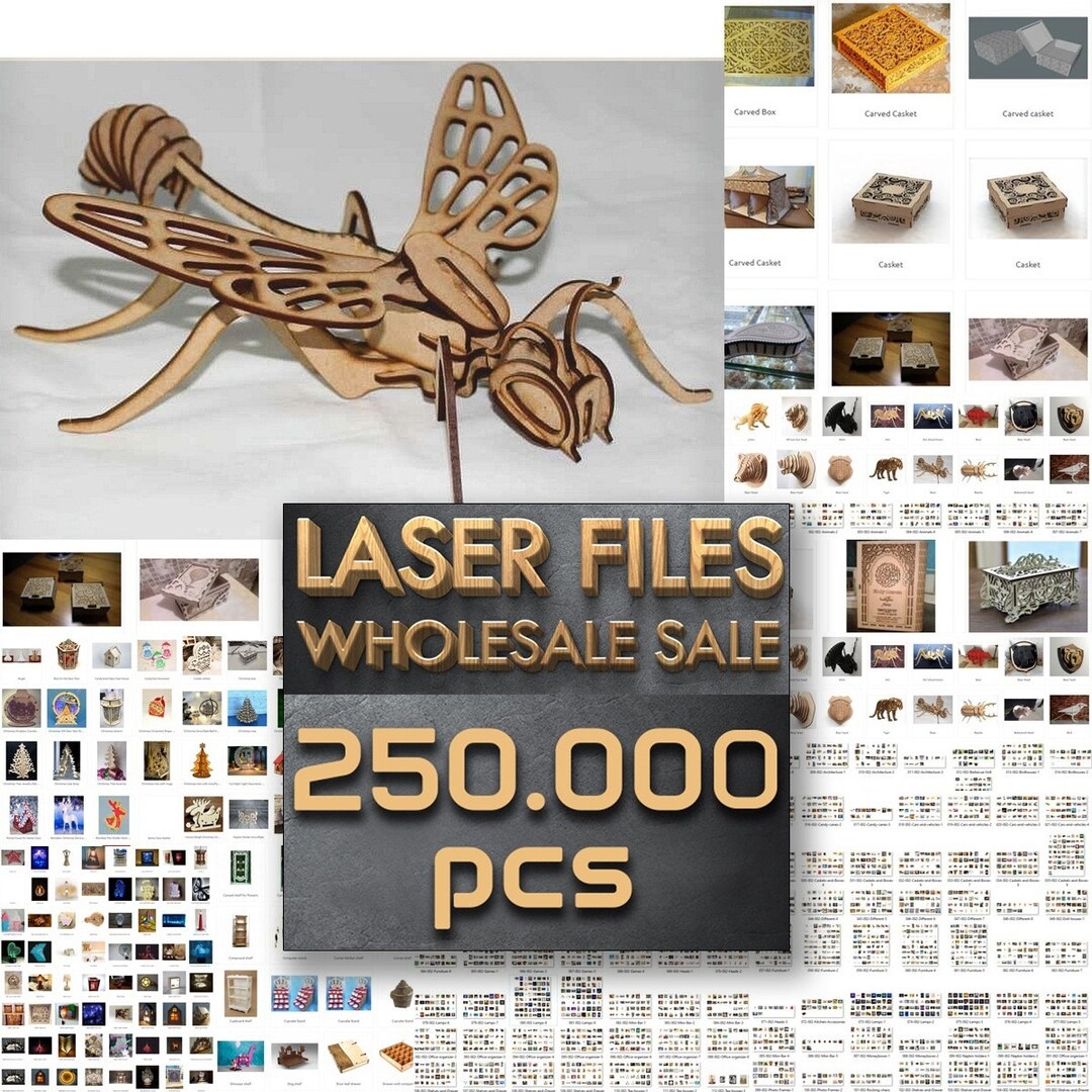 250,000 Laser Cut Files, Laser Cut, Vector Model, Dxf Laser Cut ...