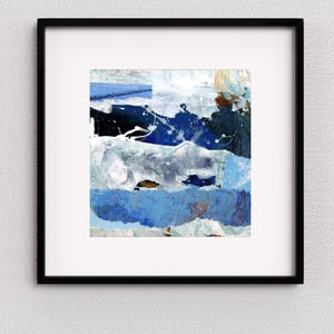 Foamy Shore 5x5 ORIGINAL Abstract Painting Ocean Wave - Etsy