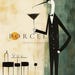 Modern Bar Scene Wall Art | Dapper Cocktail Abstract Digital Download ...
