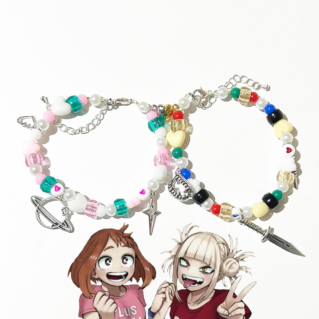 Toga and Uraraka (togachako) Mha Matching Bracelets - Etsy