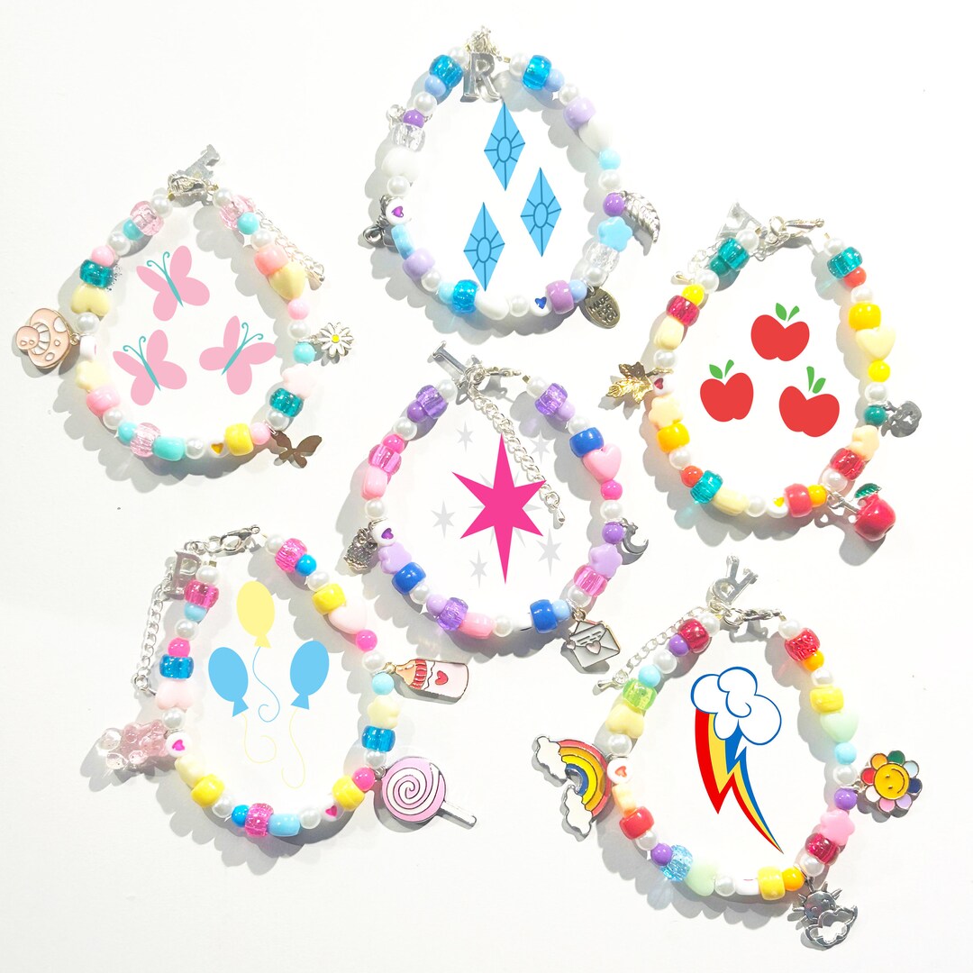My Little Pony MLP Matching Bracelets - Etsy