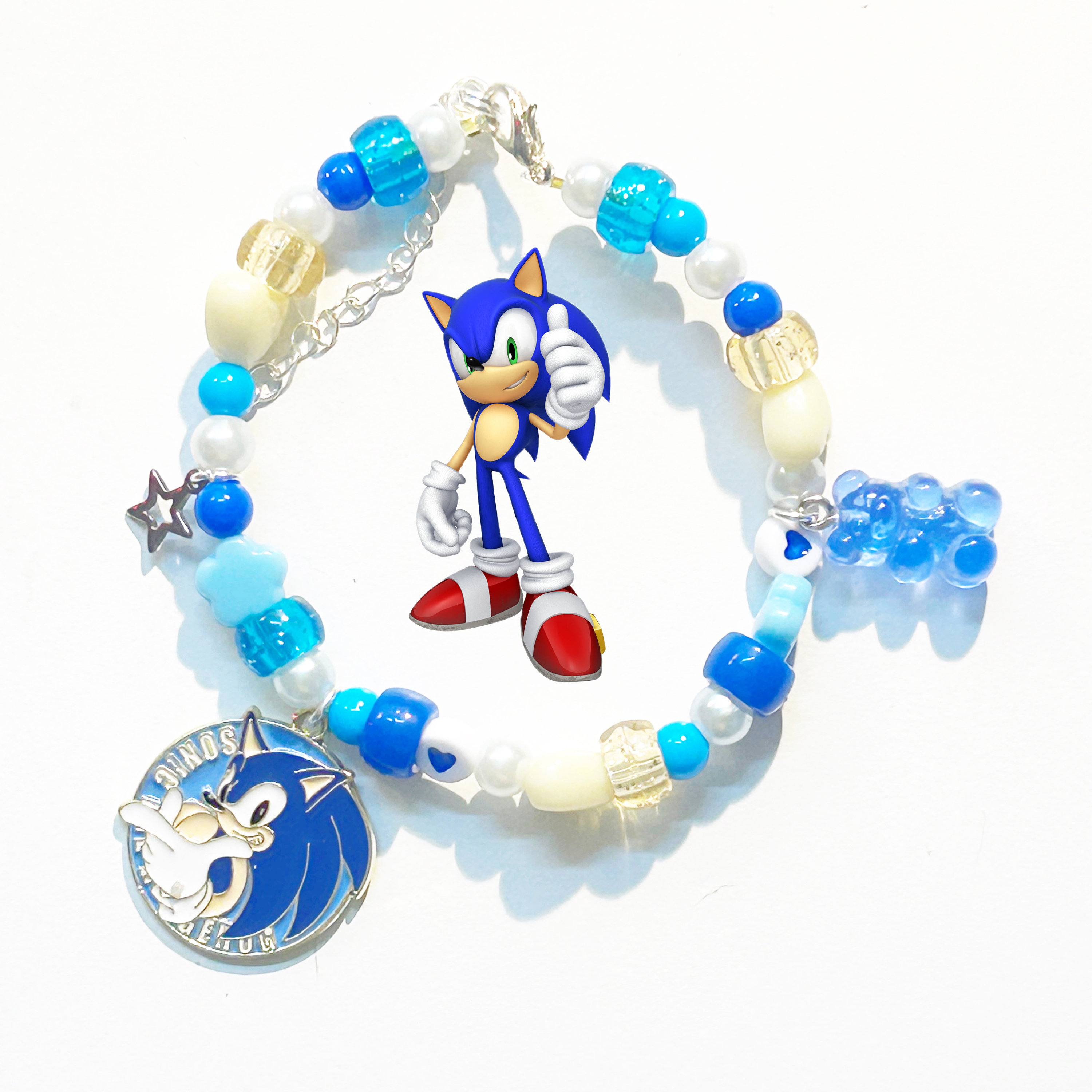 Sonic, Amy Rose, Tails, and Knuckles Matching Bracelets - Etsy
