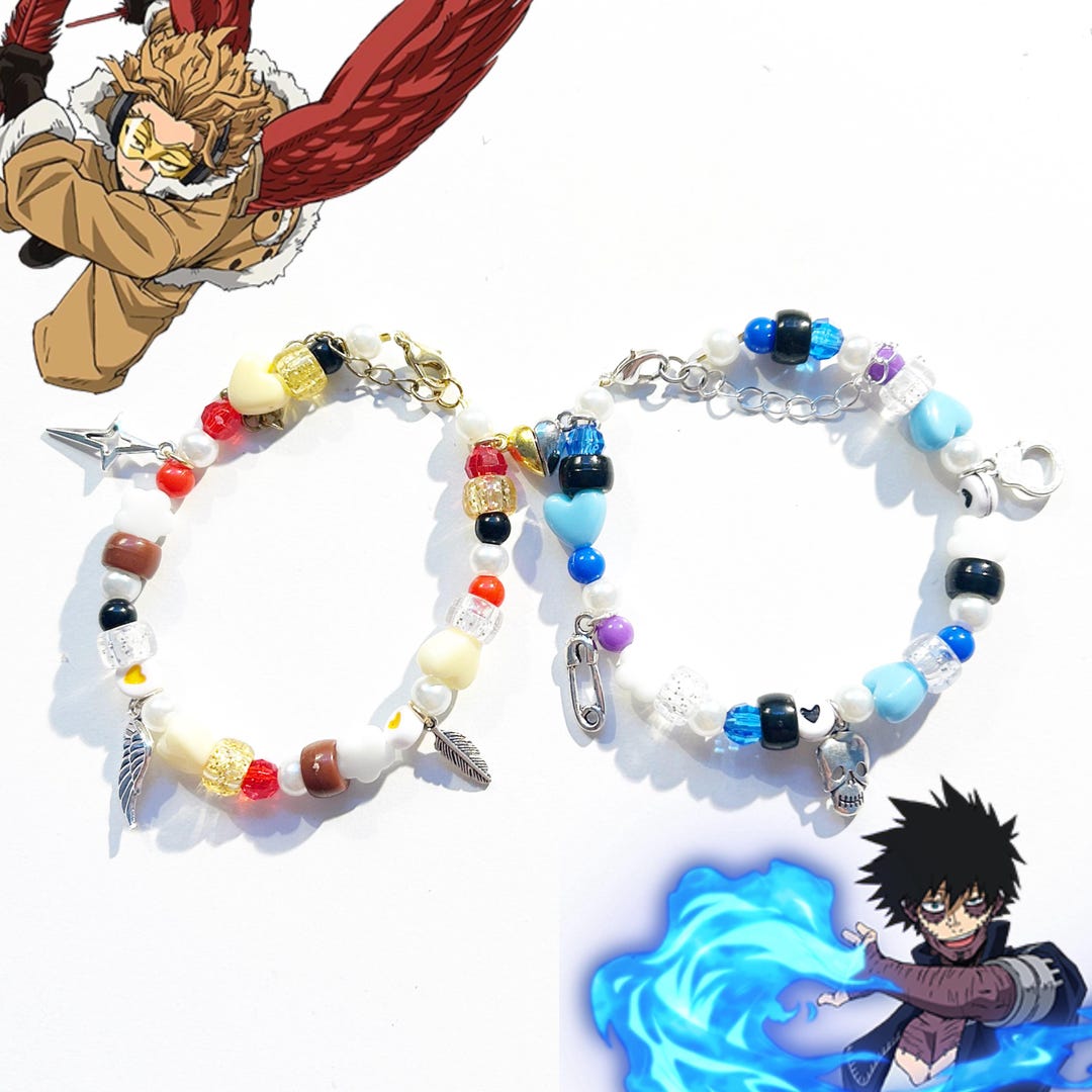 Dabi and Hawks Mha Matching Bracelets - Etsy UK