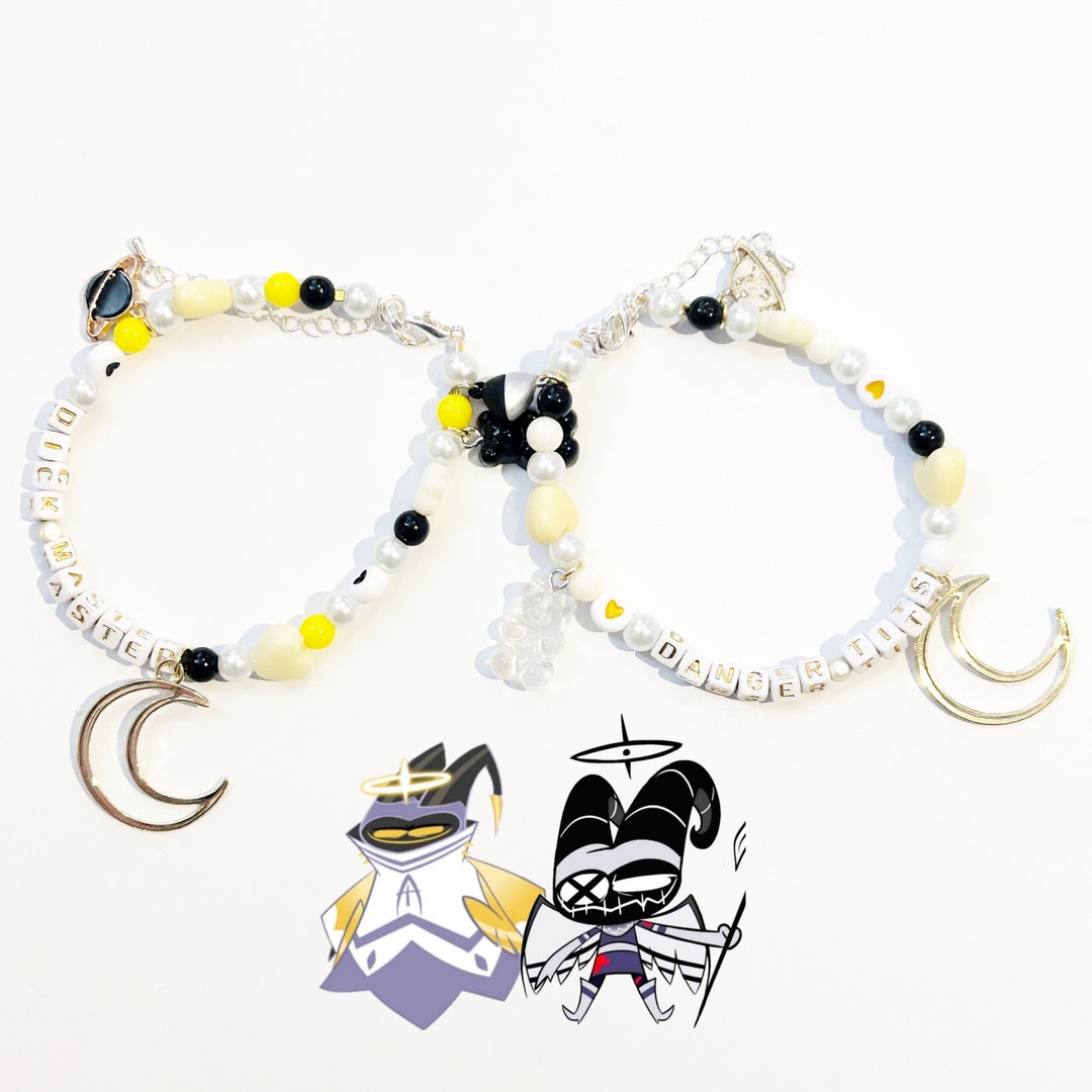 Adam and Lute Hazbin Hotel Matching Bracelets - Etsy