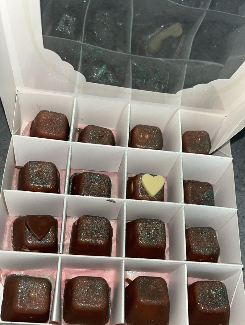 Handmade Chocolates, Different Flavours, Different Colours - Etsy
