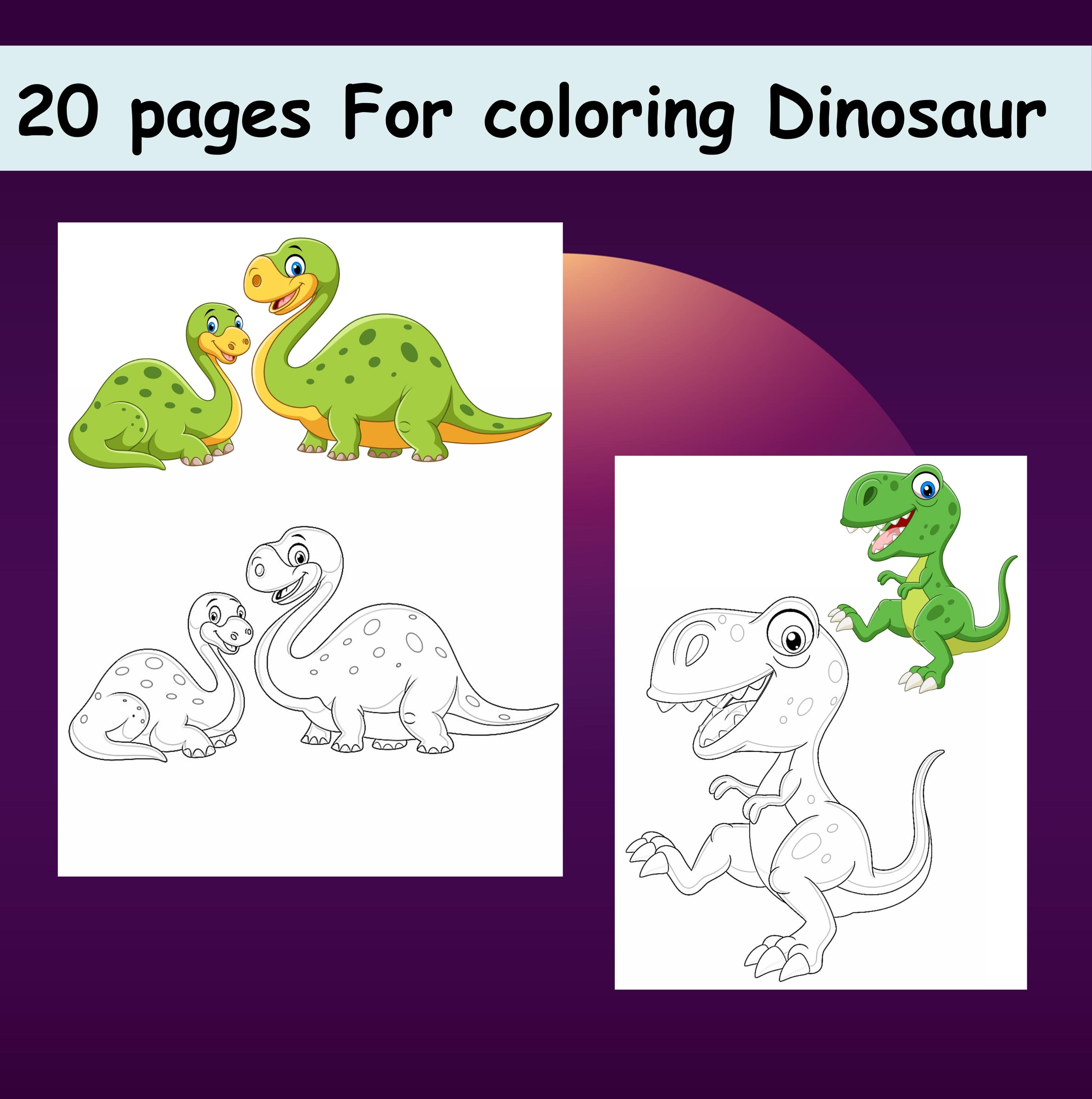 Coloring Book for Kids, Fun Printable Coloring Pages | Dino Activity ...