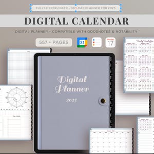 Simple Digital Planner for Year 2024 and 2025 - Etsy