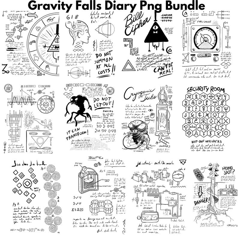 Gravity Falls Journal 1 - Etsy