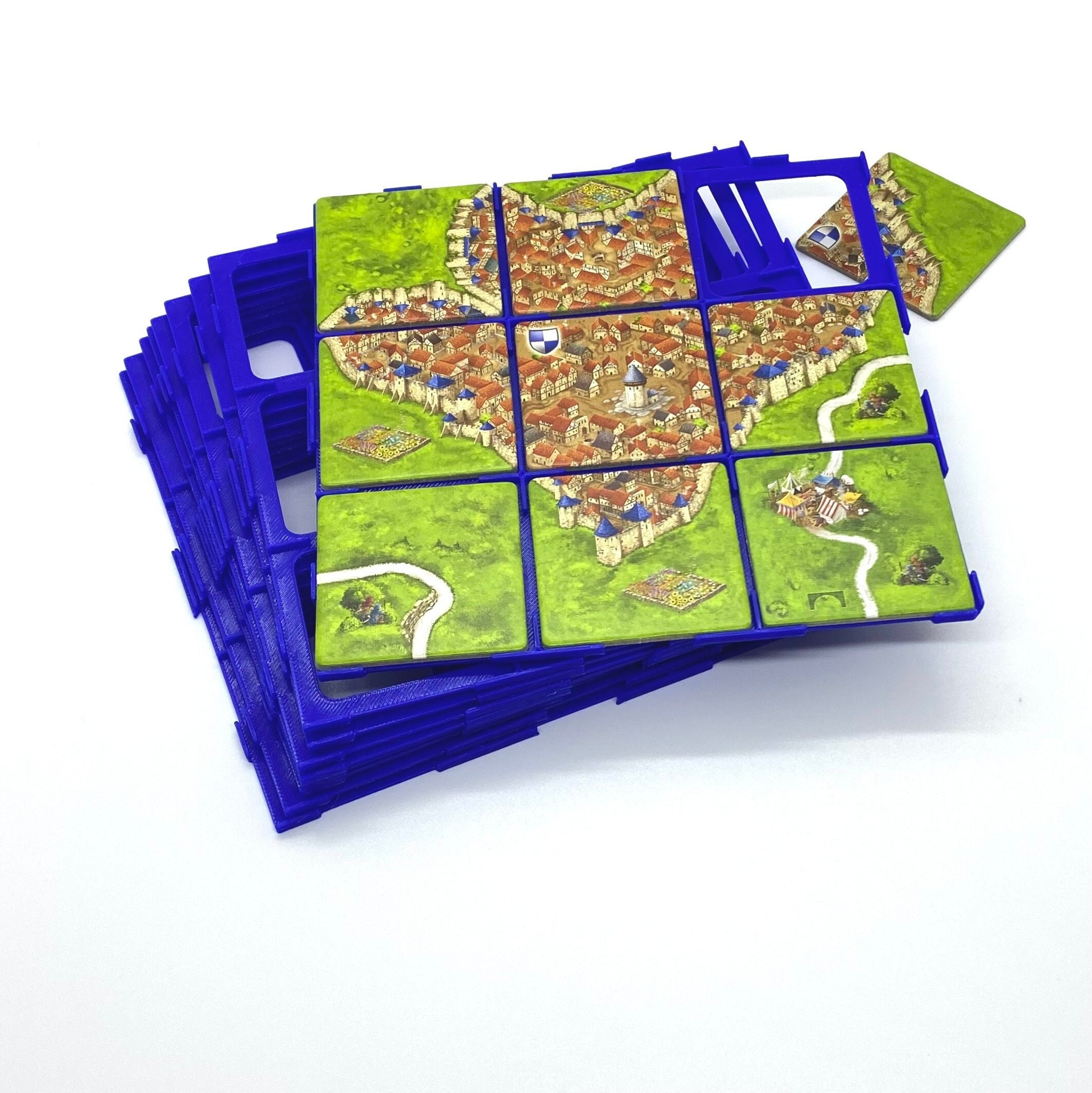 Carcassonne Tile Grid (pack of 9 Grids Holding 9 Tiles Each) - Etsy