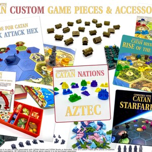 Catan Base Game Set - Basic Colors - Etsy