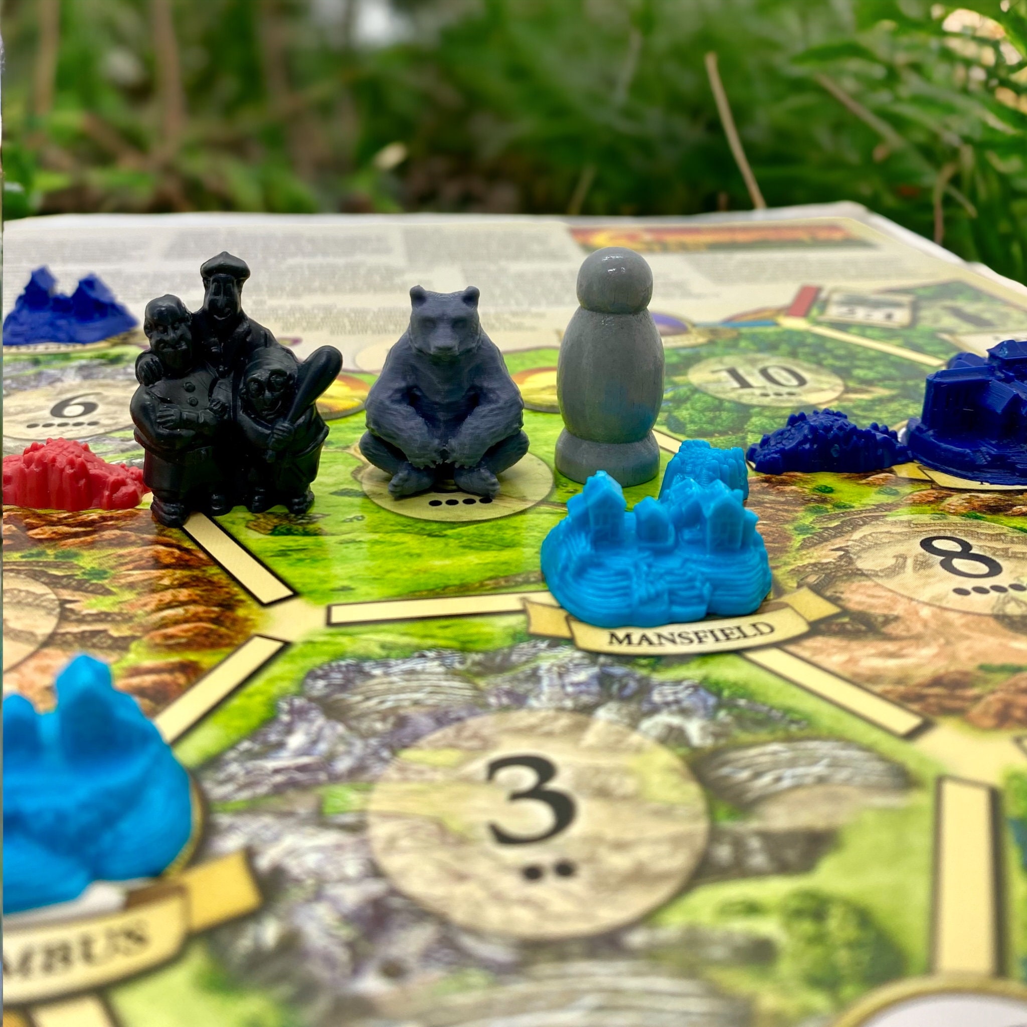 Catan Custom Pieces - the Bear Robber Figure - Etsy