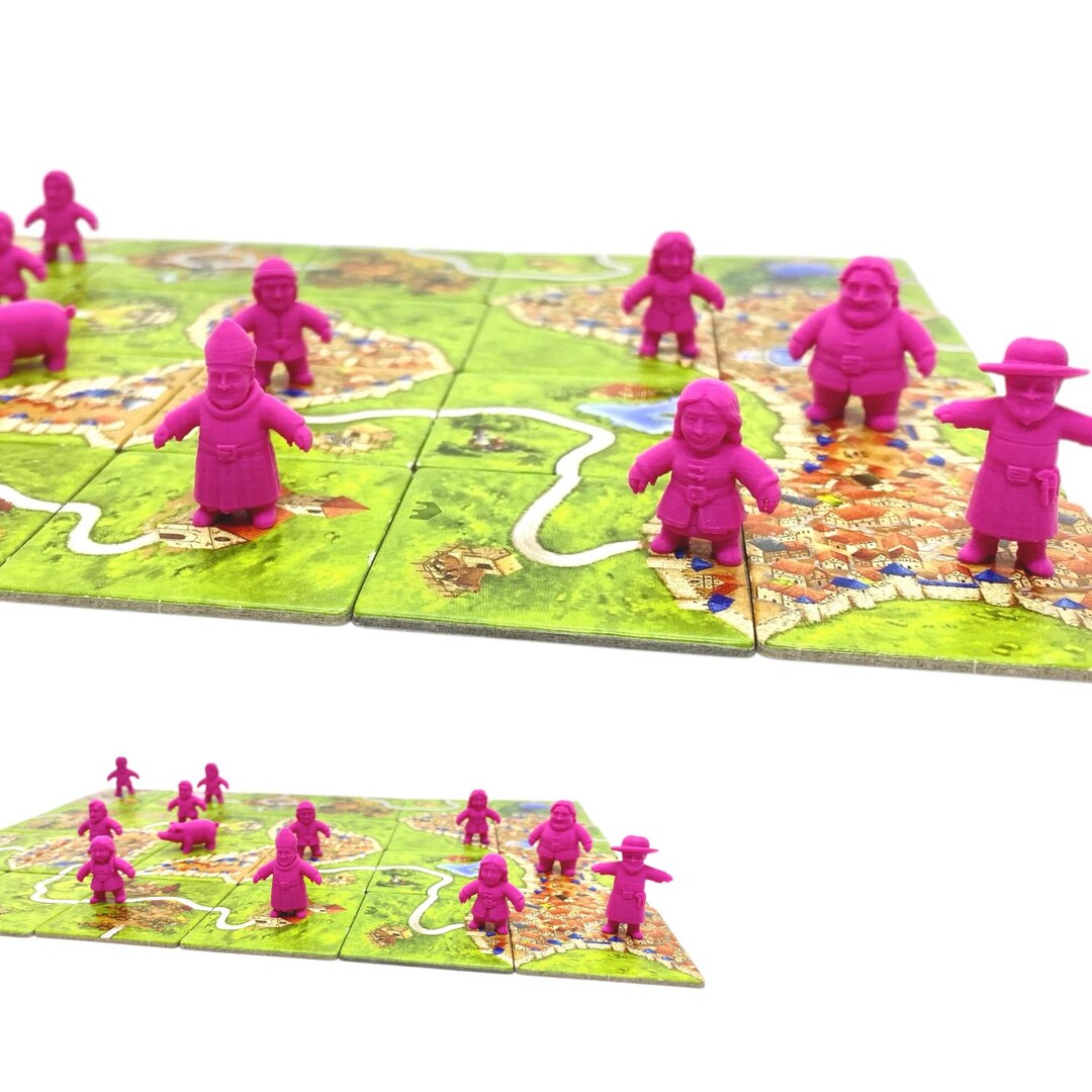 Realistic Meeples - Set of 12 (for Games Like Carcassonne) - Etsy