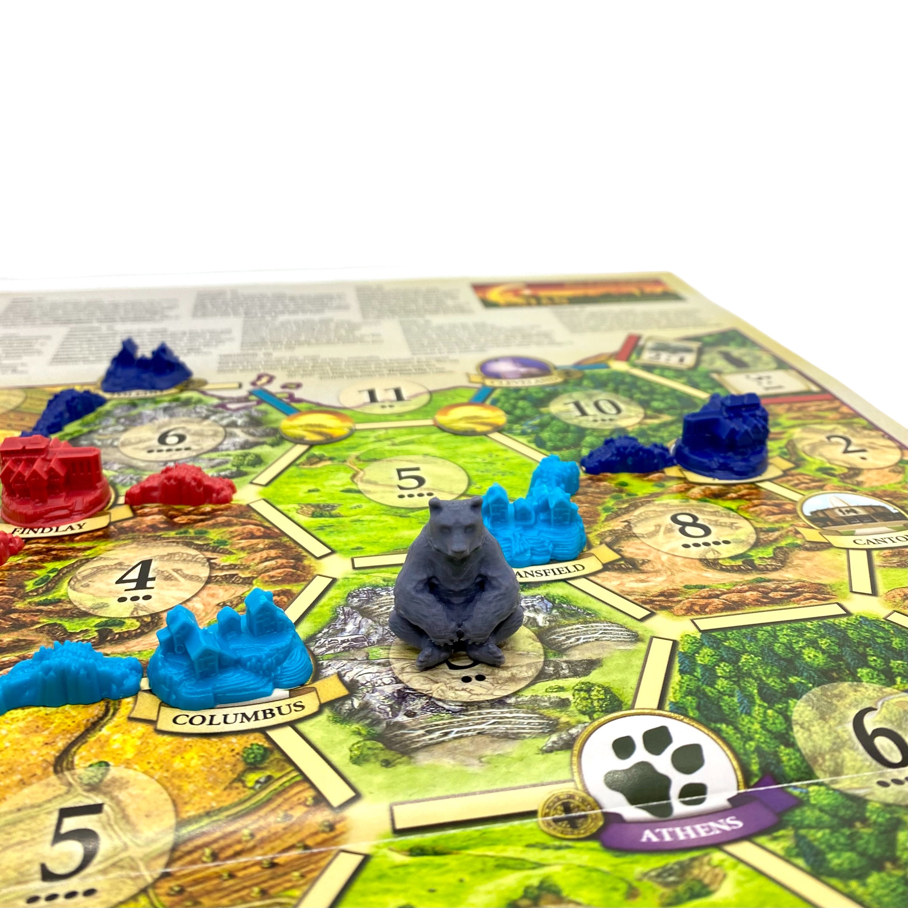 Catan Custom Pieces - the Bear Robber Figure - Etsy