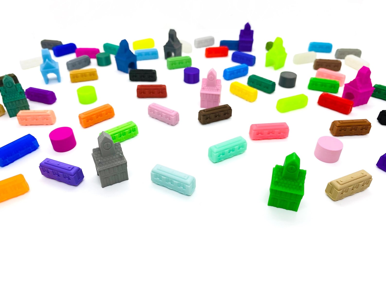 48 Trains + 3 Stations for Ticket to Ride Europe - Etsy