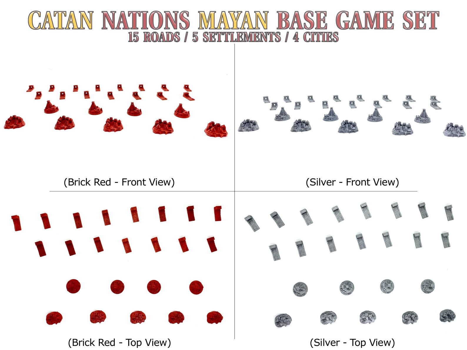Catan Nations: Mayan - Base Game Set // Rise of the Inkas - Etsy