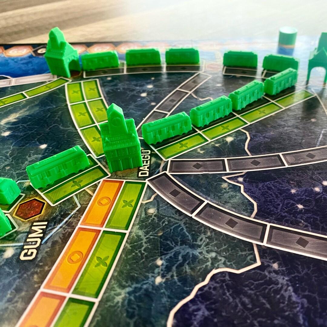 48 Trains + 3 Stations for Ticket to Ride Europe - Etsy