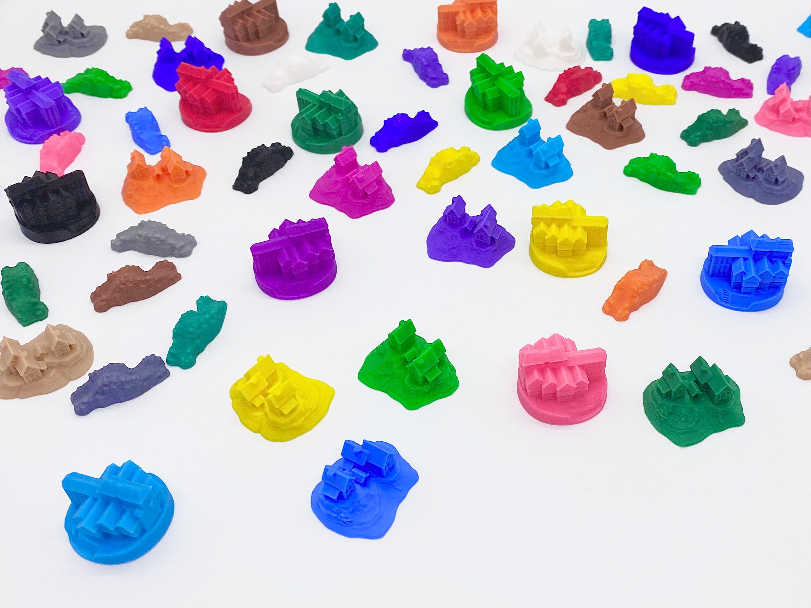 Catan Base Game Set Basic Colors - Etsy