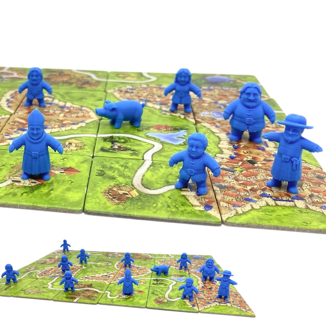 Realistic Meeples - Set of 12 (for Games Like Carcassonne) - Etsy