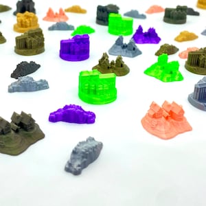 Catan Base Game Set - Glossy Colors - Etsy