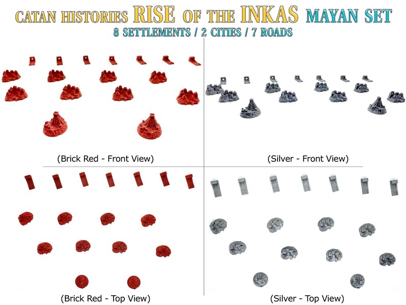Catan Nations: Mayan - Base Game Set // Rise of the Inkas - Etsy