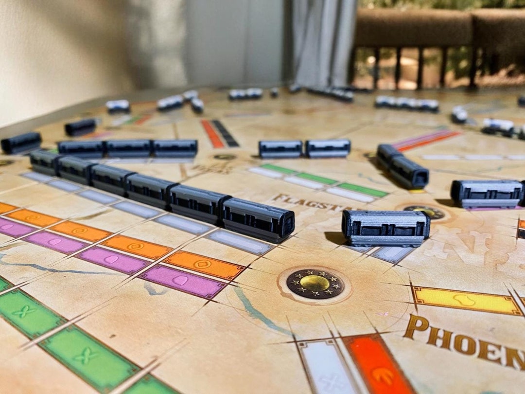 48 Multi-colored Trains + 3 Stations for Ticket to Ride - Öresundståg ...