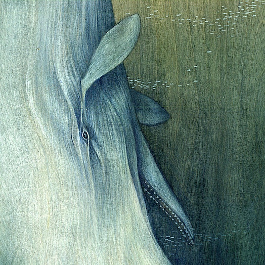 Moby Dick | Whale Art | Art Print | Whale Print | Wall Art | Nautical ...