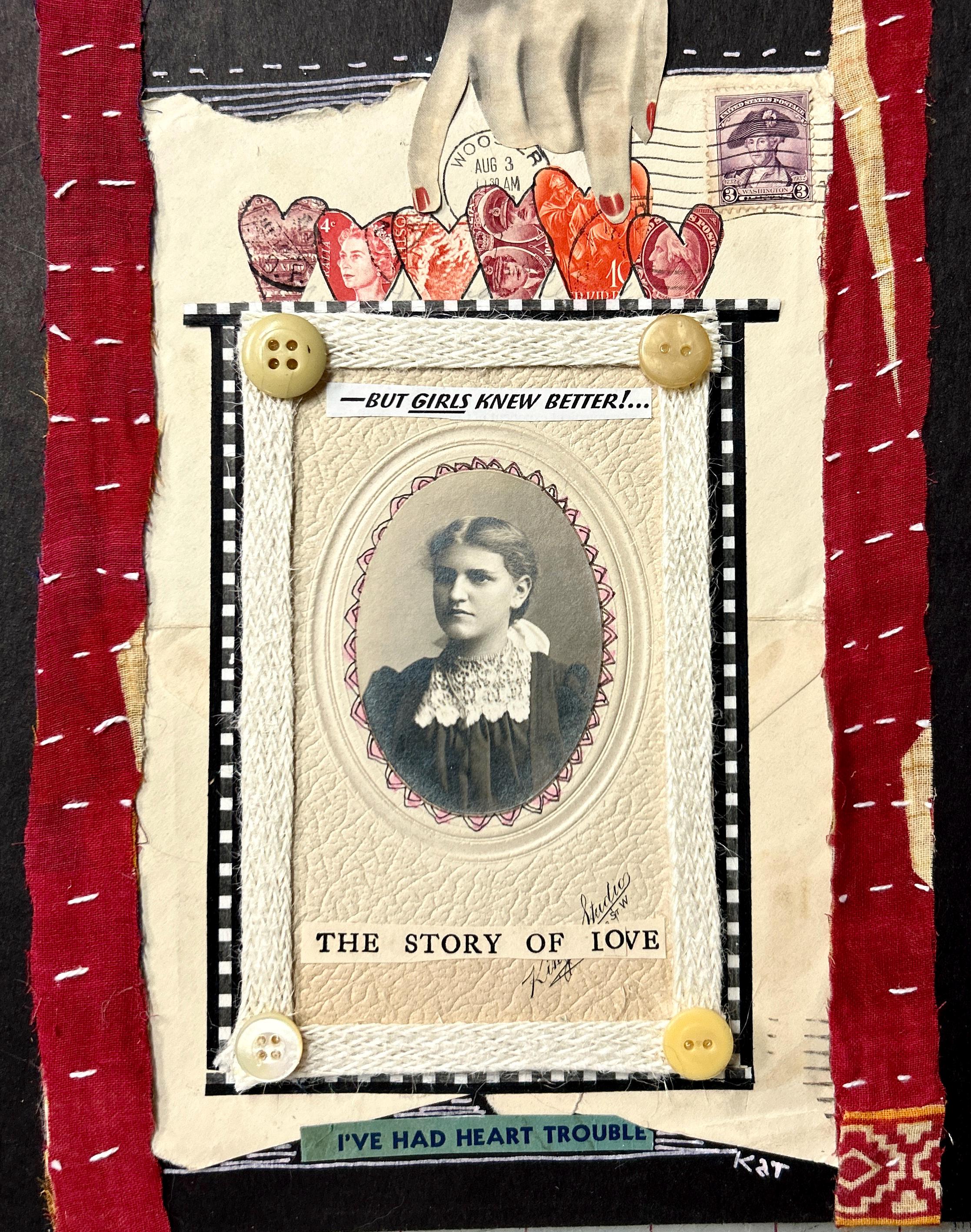 STORY OF LOVE Collage Art - Etsy