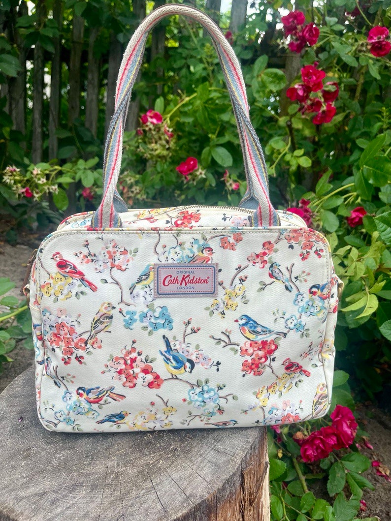 Cath Kidston Floral Tote Bag Vintage Style Handbag With Flower Print ...
