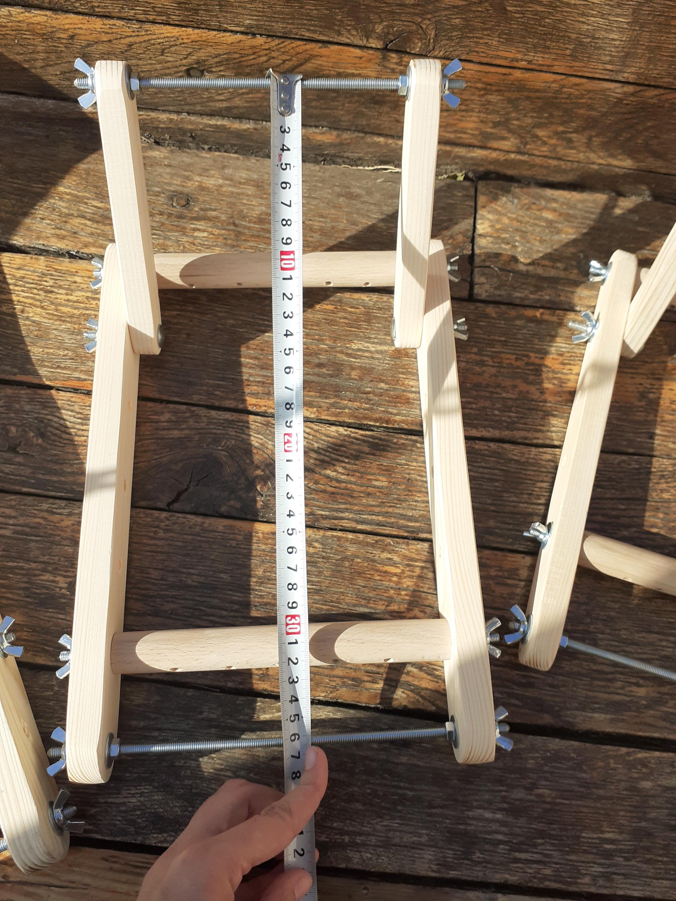 Adjustable Upright Wood Bead Loom, Loom Beadwork, Tapestry Loom, Loom ...