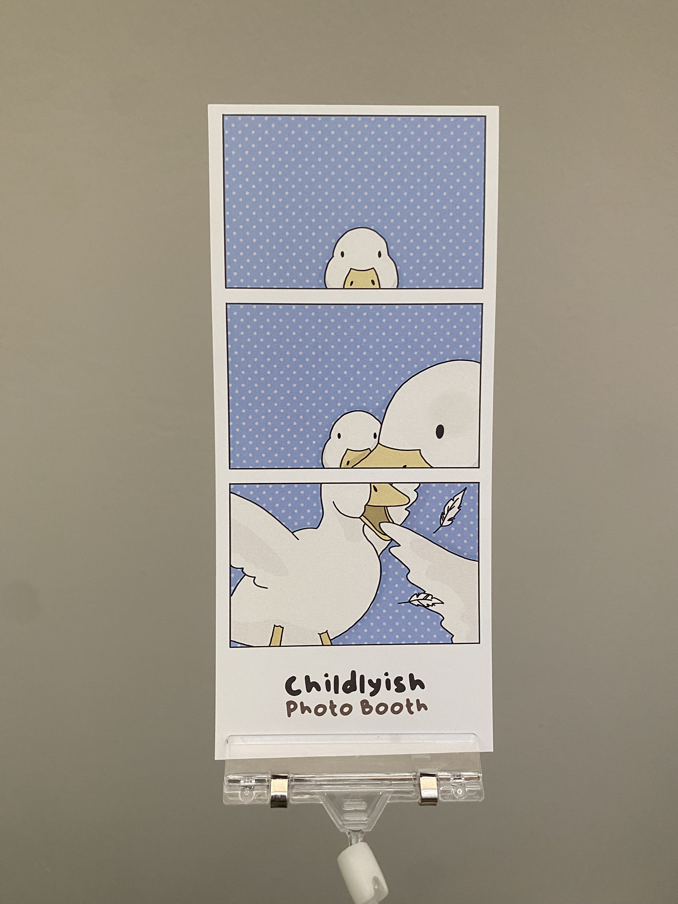 Duck Photo Booth Strips Wall Art Decor Polaroid Film Print Ducks Birds ...