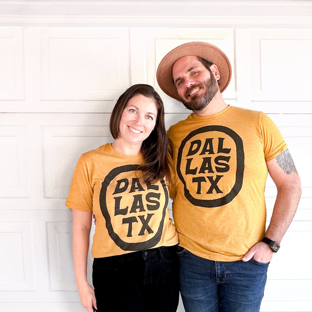 DALLAS TX // Adult Crew T-shirt - Etsy