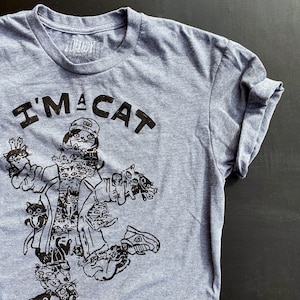 Cat Person // Adult Crew T-shirt - Etsy