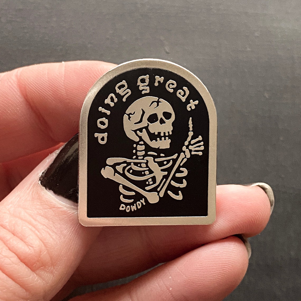 Doing Great // Enamel Pin | Etsy