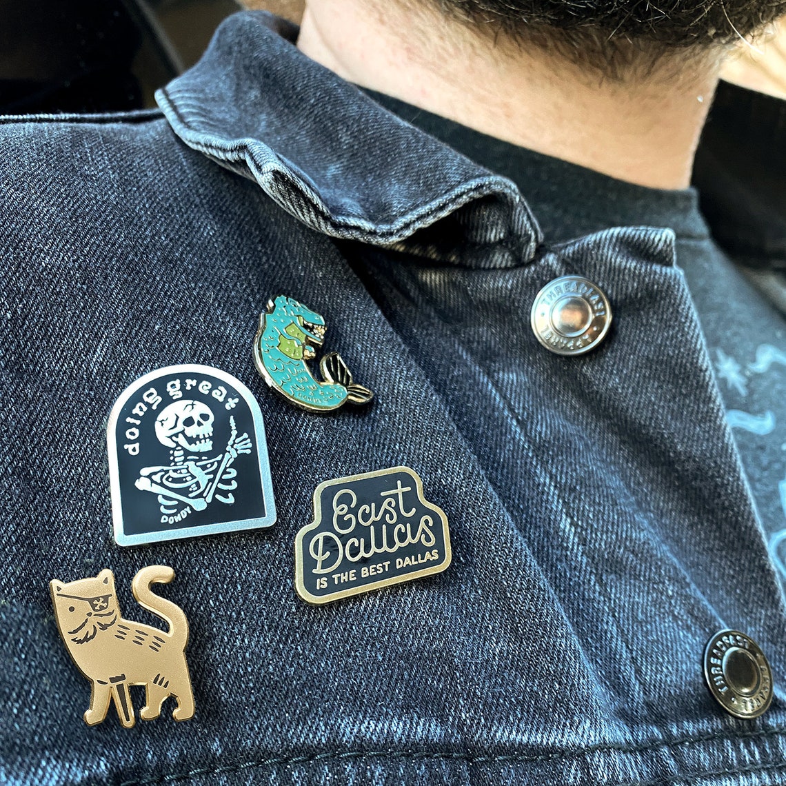 Doing Great // Enamel Pin | Etsy