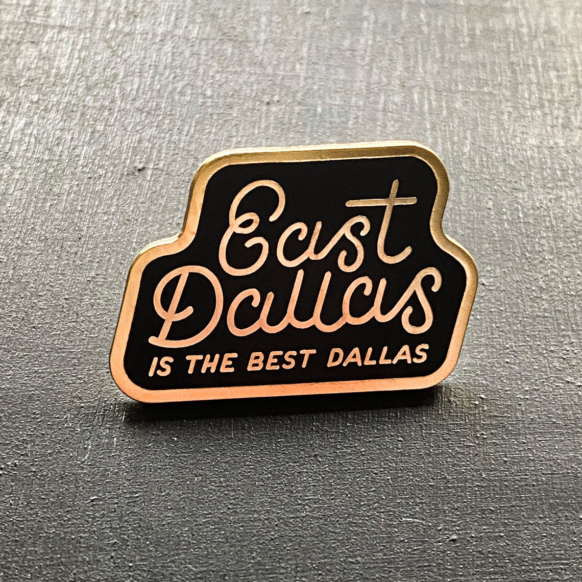 East Dallas // Enamel Pin - Etsy