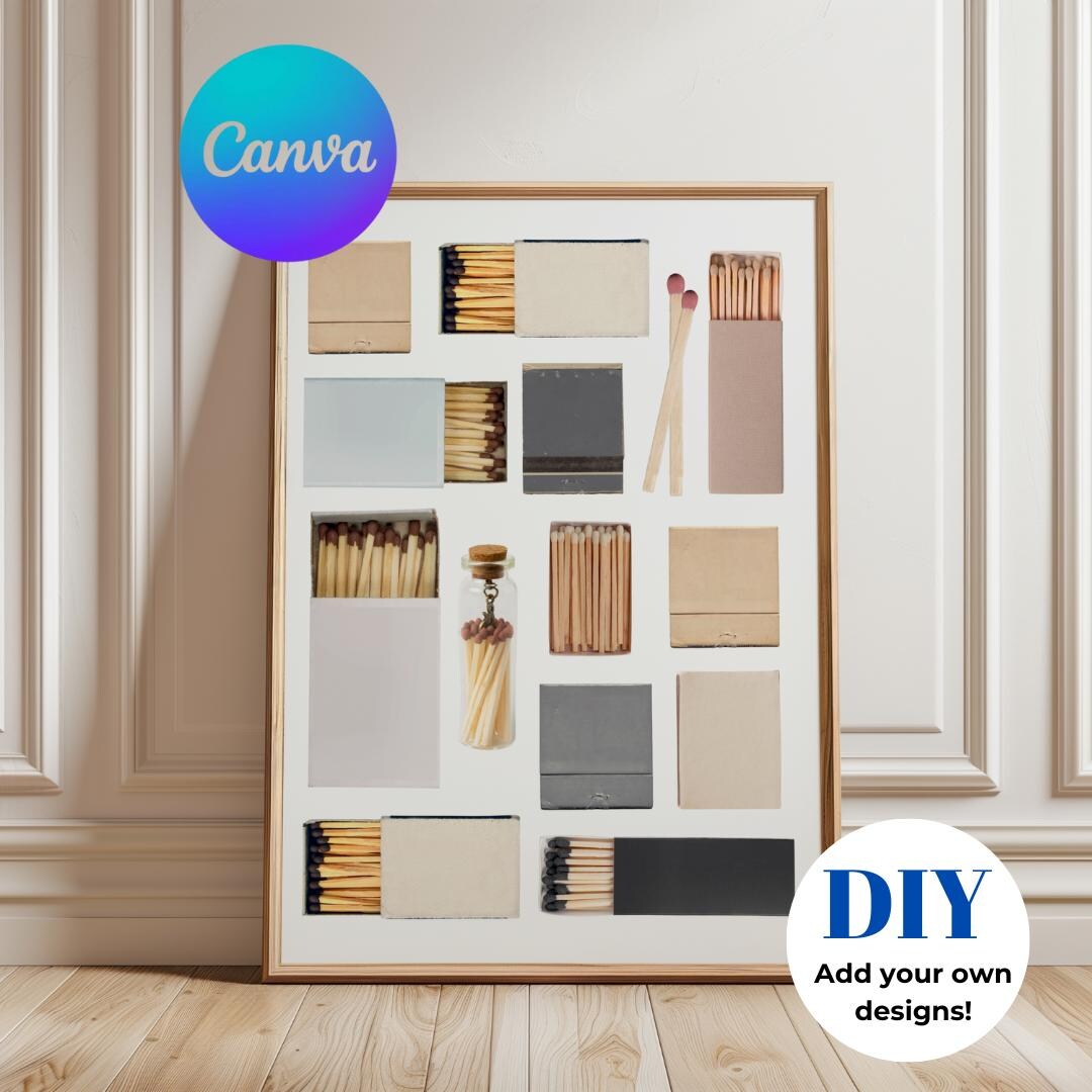 Blank Matchbook Template, Create Your Own, Personalized Matches ...