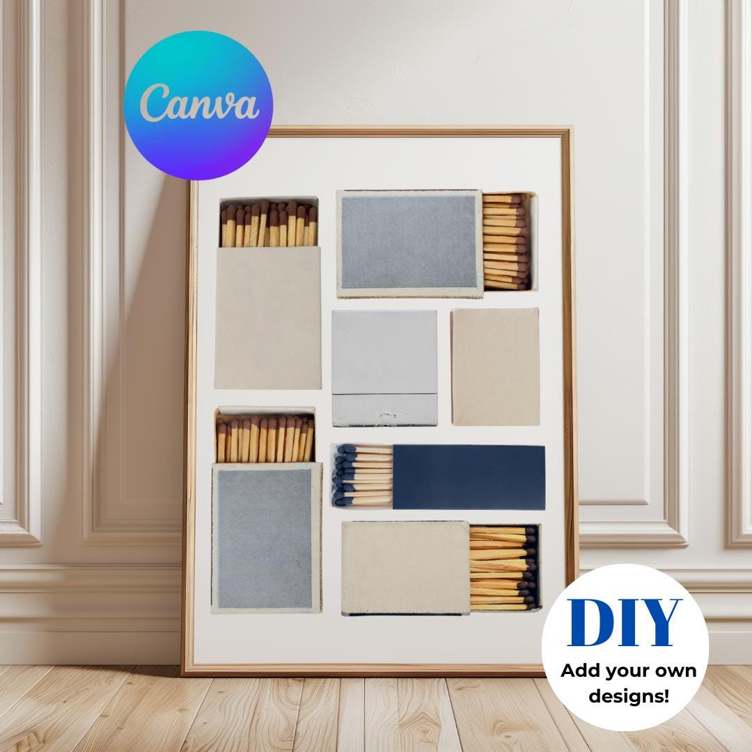 Blank Matchbook Template, Create Your Own, Personalized Matches ...